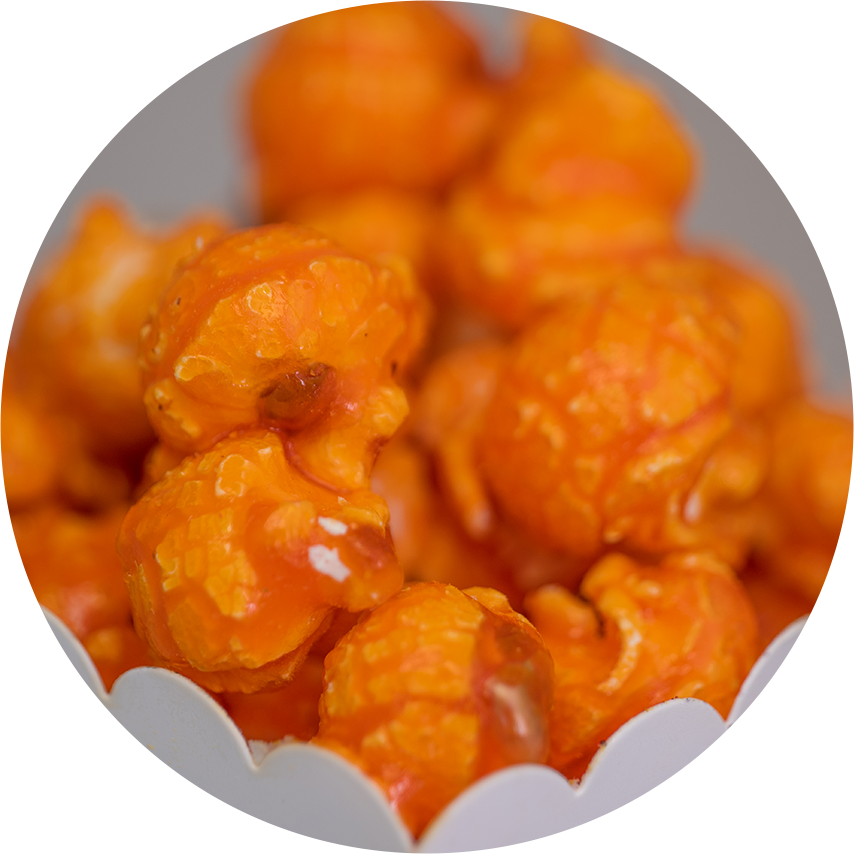 Sunshine City Popcorn Orange Flavored Bag | Sunshine City Popcorn Co.